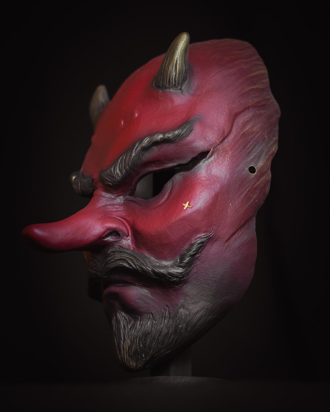 Máscaras japonesas hechas a mano – SÁTIRO - Decoración